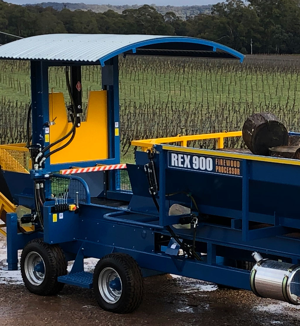 Rex 900 Firewood Processor | Carta Equipment and Whitlands Engineering